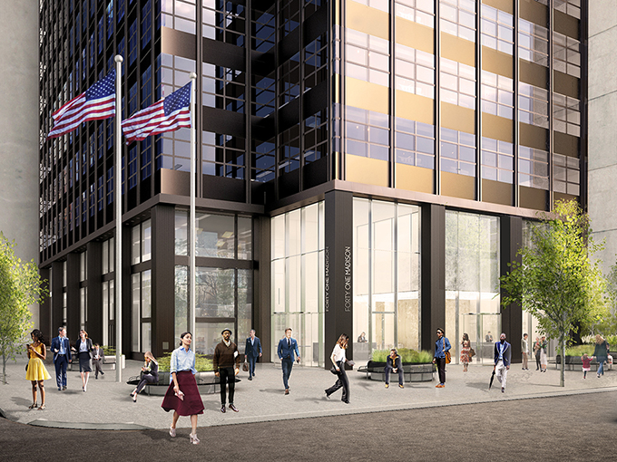 Revealed: Public Space Renovations At 41 Madison Avenue – SOM