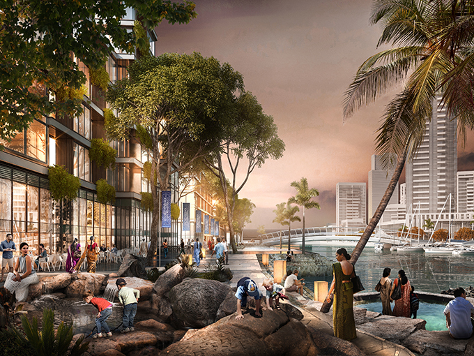 SOM Wins Competition to Design a New Master Plan for Port City Colombo ...