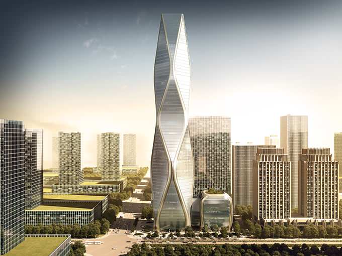 SOM Reveals Design for One Century (Hangzhou Wangchao Center) – SOM