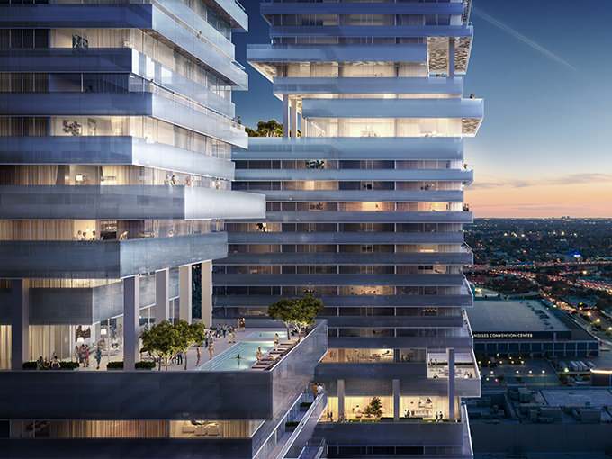Trio of Towers Unveiled for Downtown Los Angeles – SOM