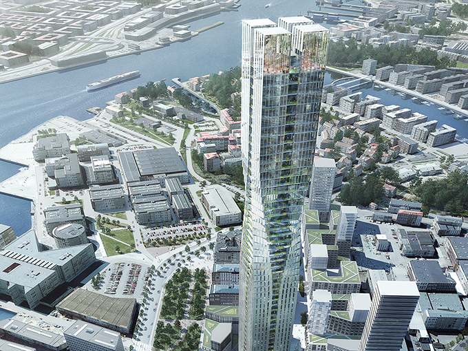 SOM Wins Competition for 60-Story Swedish Tower – SOM