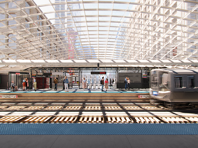 Wider Platforms, Elevators Coming to a Redesigned State/Lake CTA L ...