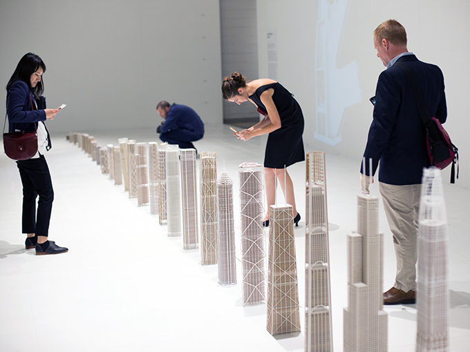 SOM Exhibits Architecture Models with Stripped-Away Skins to Reveal ...