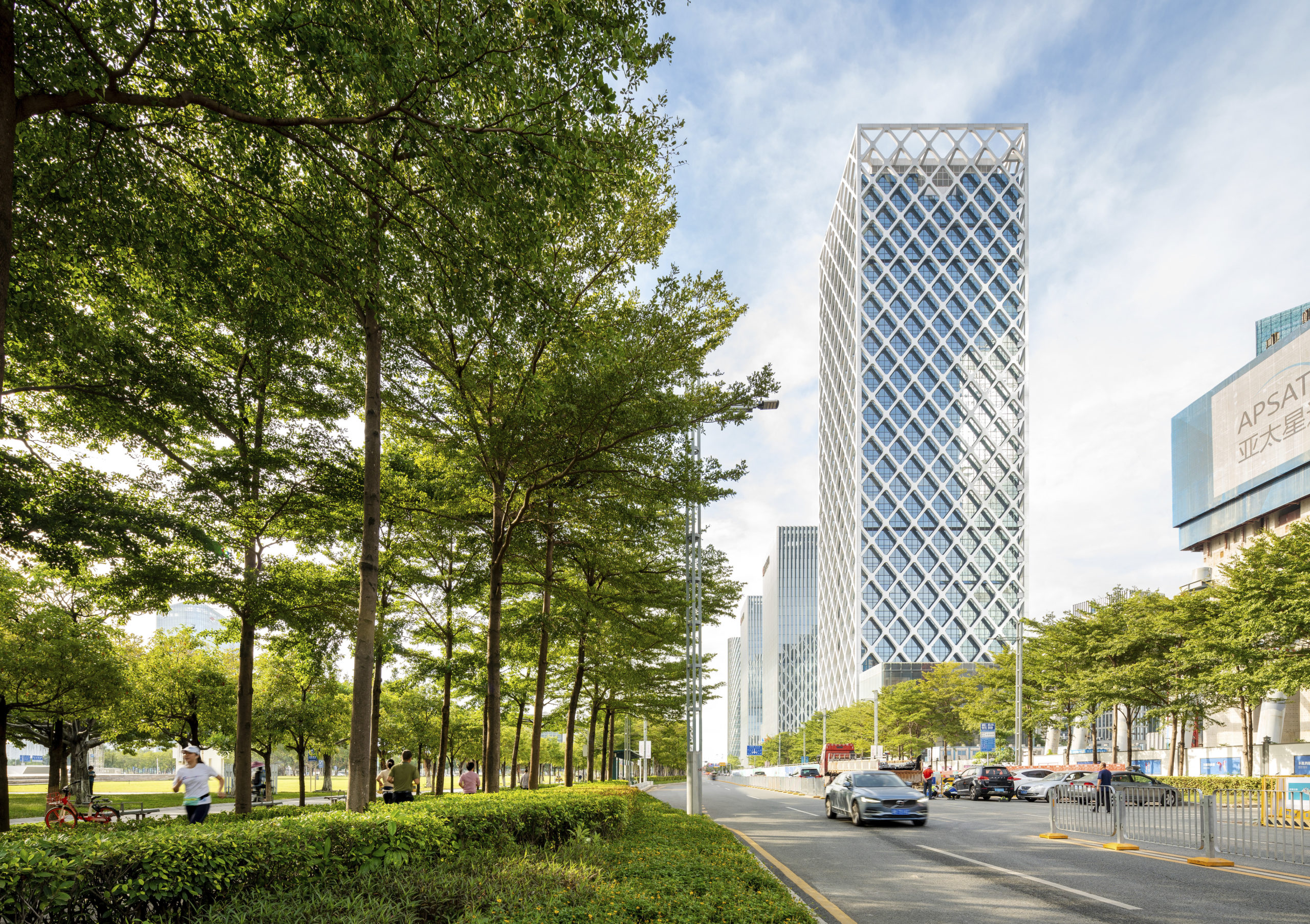 SOM-Designed "Breathing" Building Opens in Shenzhen – SOM