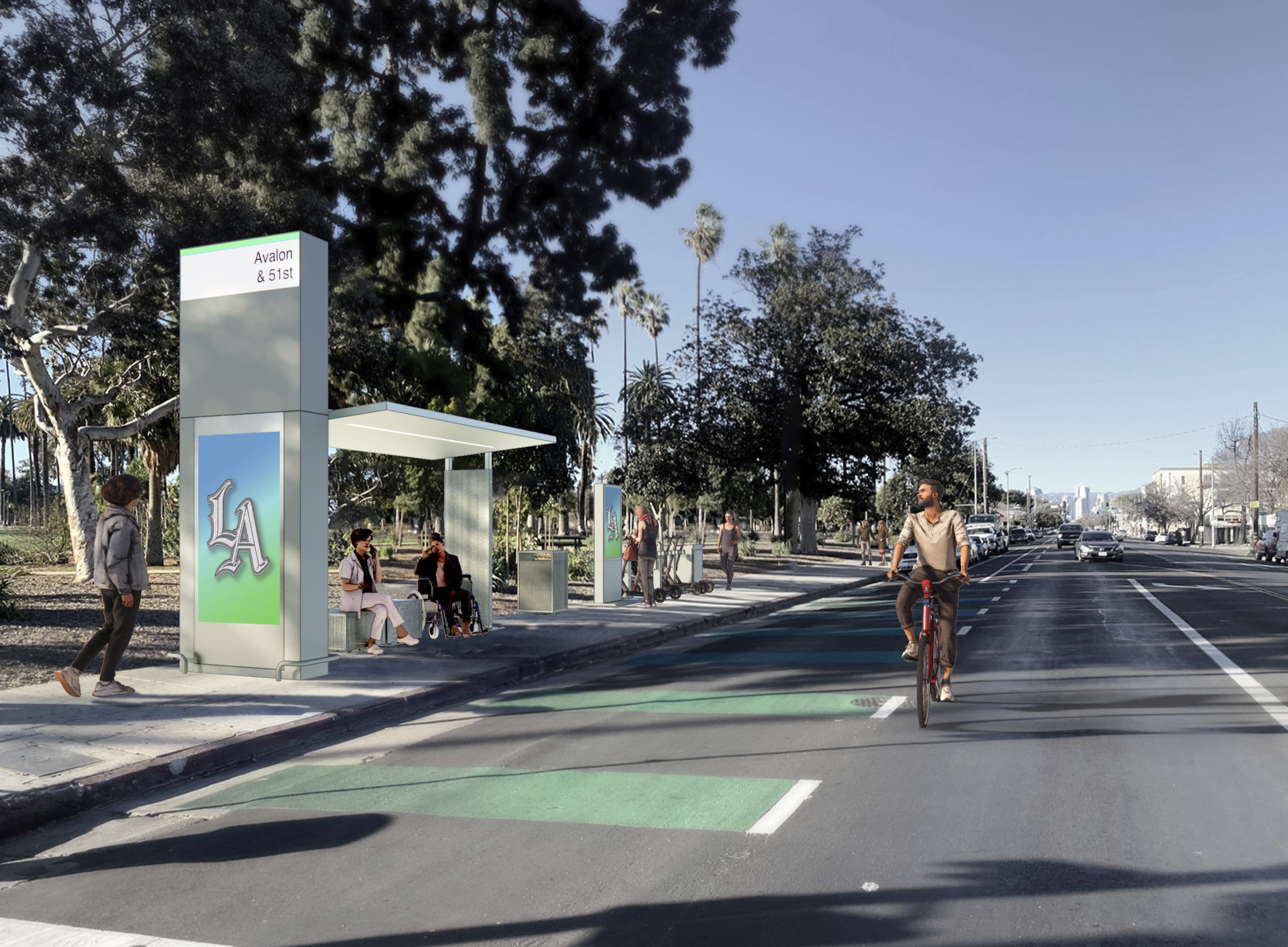 Los Angeles's Smart Mobility Plan Includes SOM-Designed Transit Shelters – SOM