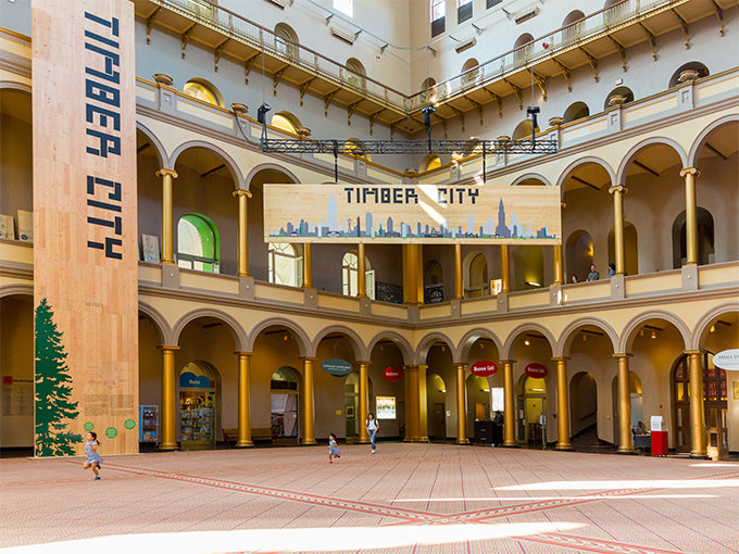 National Building Museum Showcases SOM-Designed Timber Tower – SOM